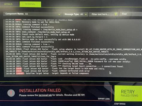 Nvidiaagxxavier刷机jetpack502报错（已解决，非搬运） 知乎