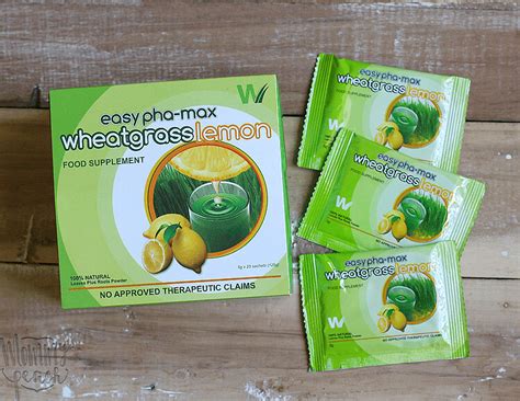 Easy Pha Max Wheatgrass Herbal Drink Mommy Peach