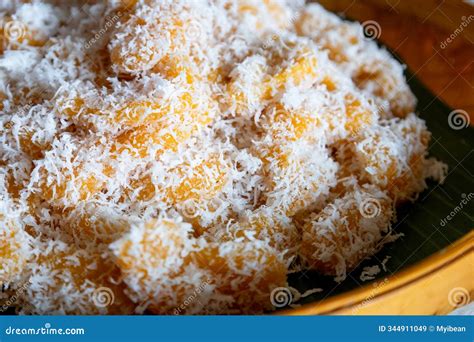 Steamed Cassava Cake Dessert Stock Image Image Of Coconut Steam