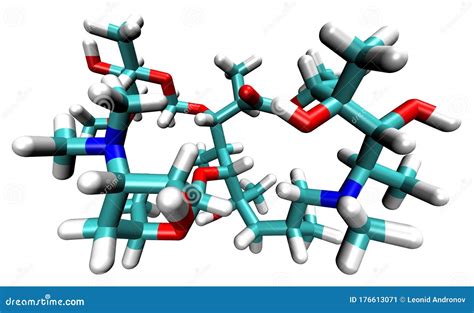 3d Structure Of Azithromycin A Perspective Treatment Of The Covid 19