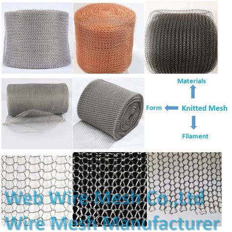 The Common Classification Of Knitted Wire Mesh Knitted Wire Mesh Wire Mesh