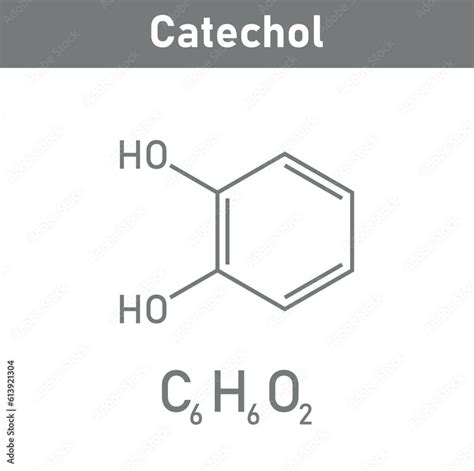 Chemical Structure Of Catechol C6h6o2 Chemical Resources For