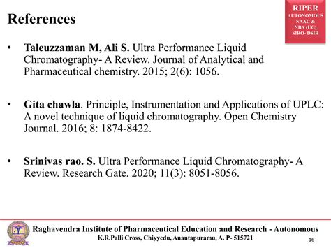 Ultra Performance Liquid Chromatography Uplc Pptx