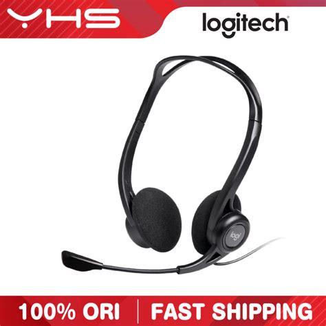 Logitech H340 H370 Usb Computer Headset With Digital Quality Sound Noise Canceling Mic In Line