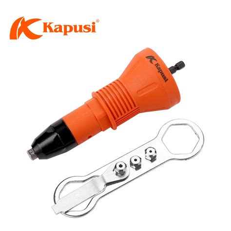 Jual Kapusi Adaptor Rivet Bor Listrik Kepala Mata Bor Tang Rivet Ukuran Mm K Shopee