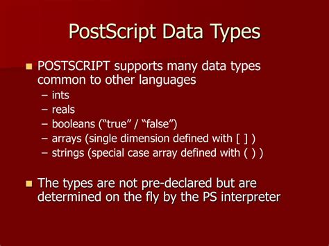 PPT Adobe PostScript PowerPoint Presentation Free Download ID 552322
