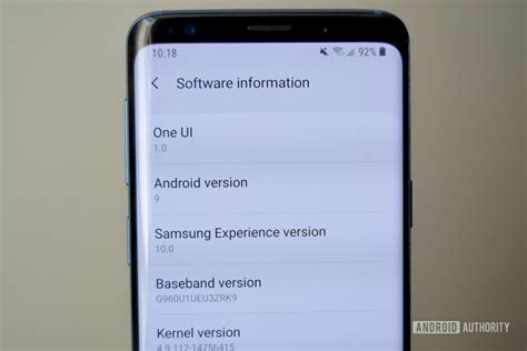 First Look At One Ui And Android Pie On The Samsung Galaxy S9