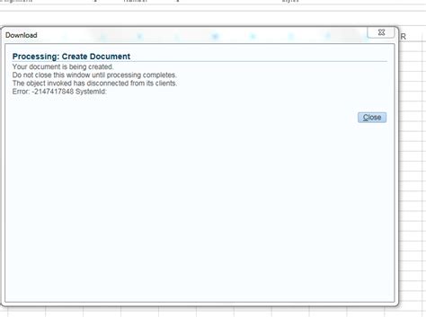 Webadi Error The Object Invoked Has Disconnected From Its Clients