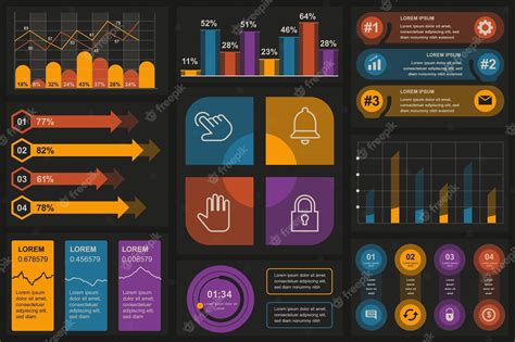 Premium Vector Set Of Infographic Elements Data Visualization Vector Design Template Can Be