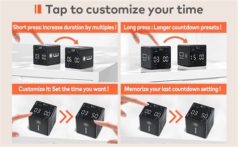 Llano Ticktime Cube Pomodoro Timer Time Management Tool Shopee Philippines