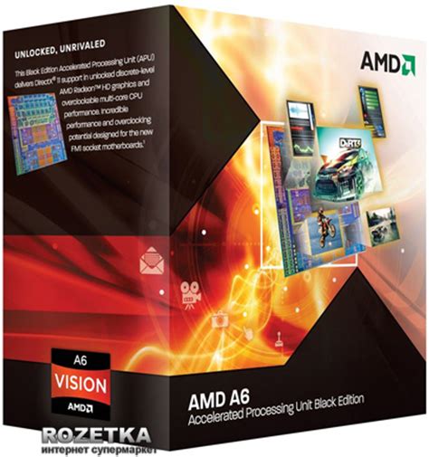 Процессор AMD LIano A K GHz MB AD WNGXBOX sFM BOX Black