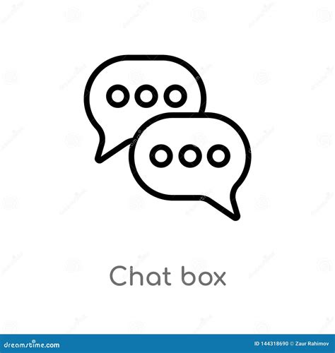 Chat Icon Vector Isolated On White Background Chat Sign Black Time Symbols Cartoondealer