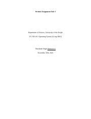 Written Assignment Unit 3 CS2301 01 Operating Systems Docx Written Assignment Unit 3
