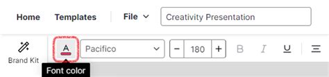 Changing Text Color Venngage Knowledge Base