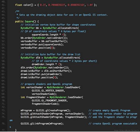 Opengl Es总结（一）opengl 初识c Opengl Es Demo Csdn博客