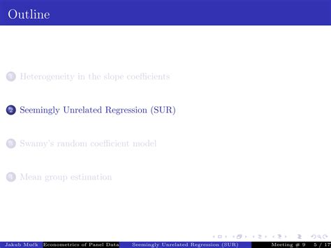 Econometrics Of Panel Data A Presentation Pdf