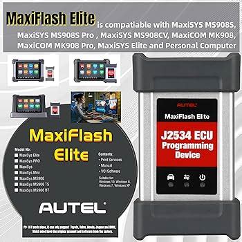 Autel MaxiFlash Elite VCI J2534 Pass-Thru ECU Programming, 54% OFF
