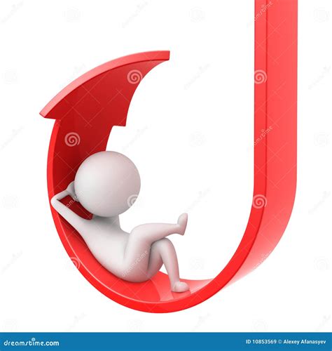 Man Arrow Stock Illustration Illustration Of Leadership 10853569