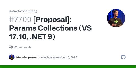 Proposal Params Collections Vs 1710 Net 9 · Issue 7700