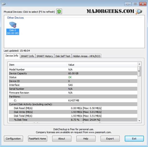 Download Passmark Diskcheckup Majorgeeks
