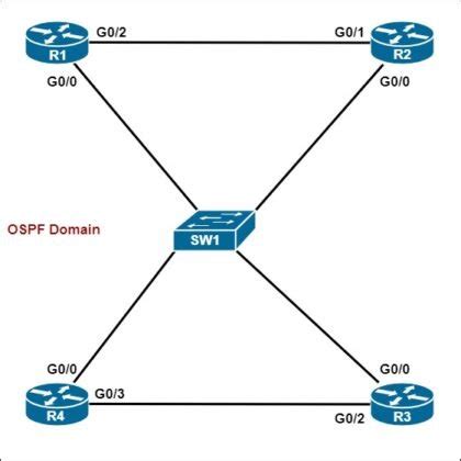 Basic OSPF Configuration Lab For CCNA Tasks To Solve