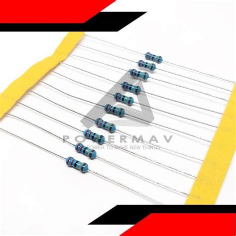 10pcs 22 Ohms 5 Band 1 4w Metal Film Resistor 1 Ohm For Pcb Breadboard Arduino Uno Mega Nano