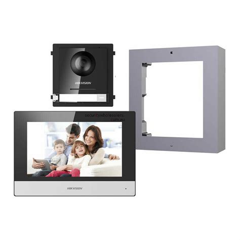 Hikvision Gen2 Ip Modular Intercom Kit For Homes Surface Mount