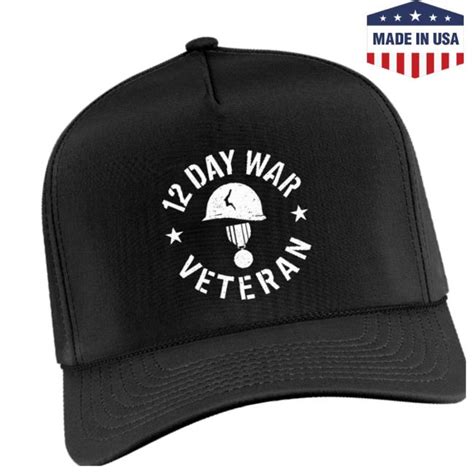 Funnymike Store Merch 12 Day War Veteran Hat Newest Fashion Trends