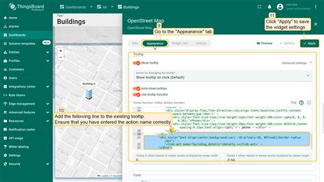 Lesson Dashboard States Widget Actions And Image Map Widget Thingsboard Professional Edition