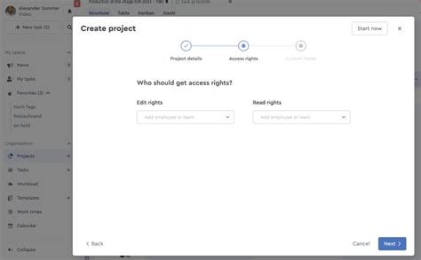 how to assign reading and editing rights