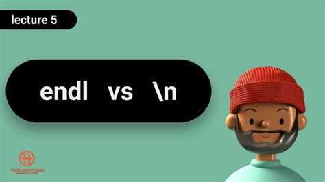 Endl Vs N Explanation With Code Lecture 5 The Hustlers Youtube