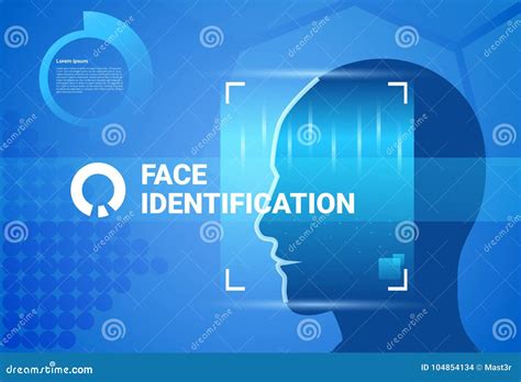 Face Identification System Scanning Modern Access Control Technology Biometrical Recognition
