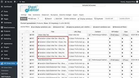 Woocommerce Bulk Delete Duplicate Variations No Code
