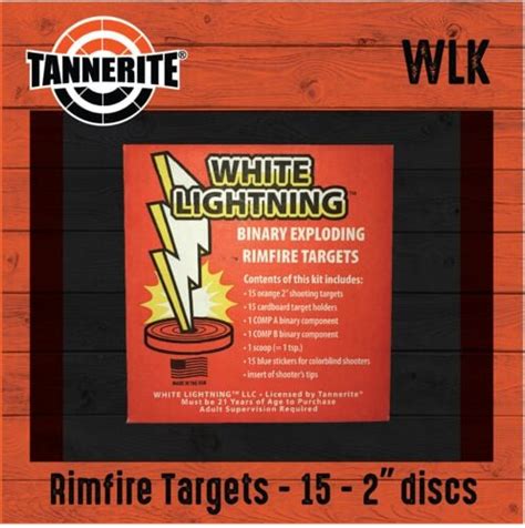 Tannerite White Lightning Rimfire Exploding Targets