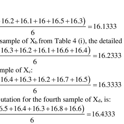 I And Table 3 Ii Are Computed Using Eqs 18 19 The Computation Download Scientific