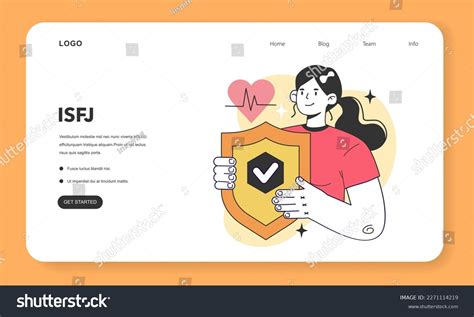 Isfj Mbti Type Character Introverted Observant Stock Vector Royalty Free 2271114219 Shutterstock