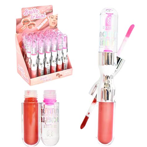 Duo De Labial Liquido Y Aceite Para Labios Lucky Lily Centro Plateado Mode Gt