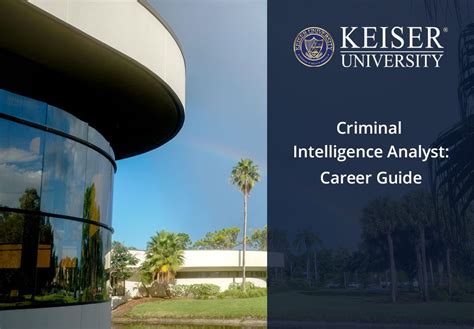 Criminal Intel Analyst Career Guide Keiser University