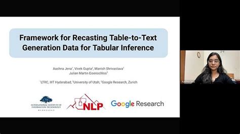 Underline Framework For Recasting Table To Text Generation Datafor Tabular Inference