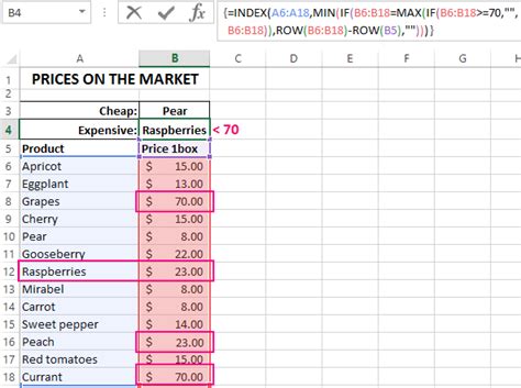 Sampling Of Values From The Excel Table By Condition