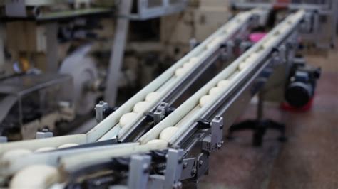 Assembly Line With Slices Of Soap Stock Footage Videohive