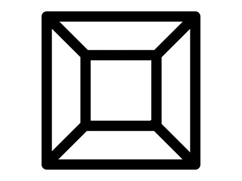 black geometric nested squares logo template vector file download logowik
