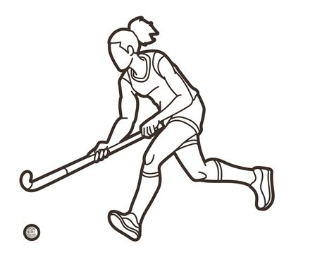 Outline Field Hockey Sport Female Player 20749776 Vector Art At Vecteezy Outline Field Hockey Sport Female Player 20749776 Vector Art At Vecteezy