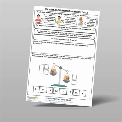 Compare And Order Fractions Less Than Discussion Problem Resource Classroom Secrets