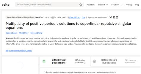 Multiplicity Of Positive Periodic Solutions To Superlinear Repulsive Singular Equations