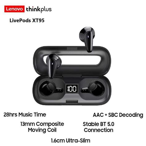 Promo Lenovo Thinkplus Livepods Xt Tws Bluetooth Earphone Mah Case Diskon Di Seller