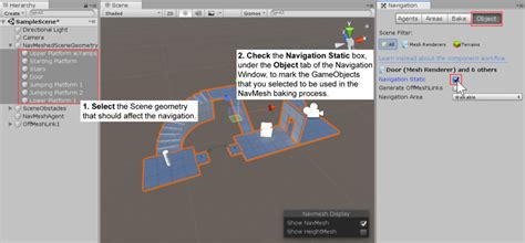 Unity Manual Building A Navmesh