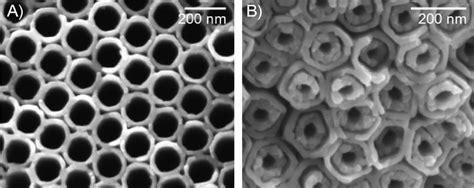 SEM Images Of A Bare TiO Nanotube And B Cu And Pt Loaded TiO Download Scientific Diagram