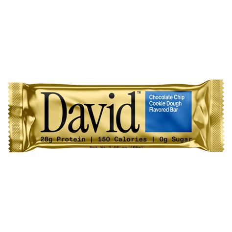 David Chocolate Chip Cookie Dough Protein Bar Ct Delivered In As Fast As Minutes Gopuff