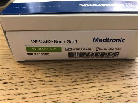 New Medtronic 7510050 Infuse Bone Graft Xx Small Kit X Disposables General For Sale Dotmed